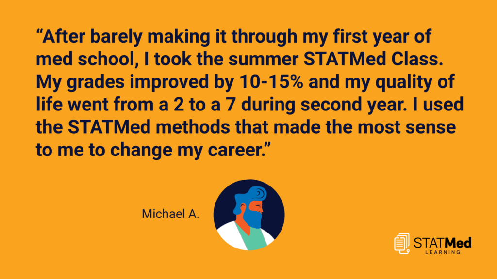 "I used the STATMed methods that made the most sense to me to change my ...