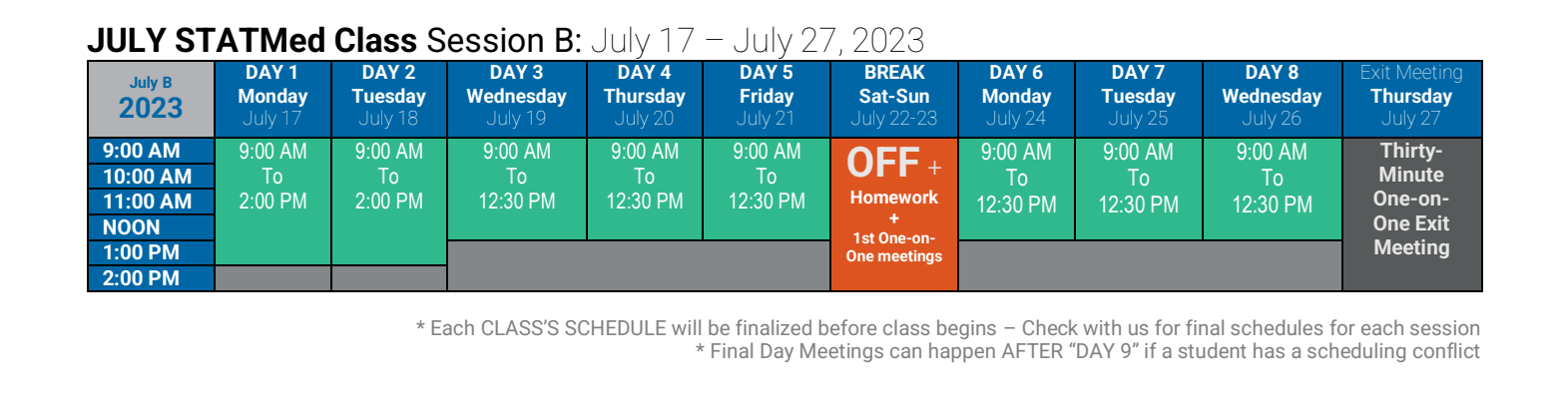 STATMed Study Skills Class | STATMed Learning