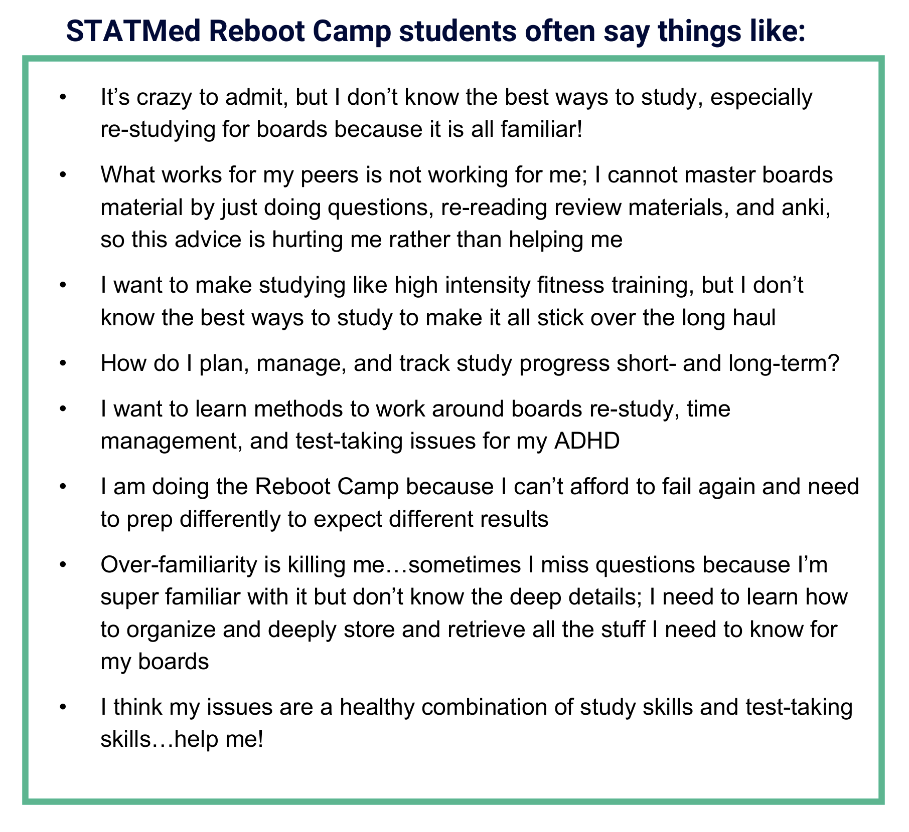 STATMed Boards ReBoot Camp - STATMed Learning